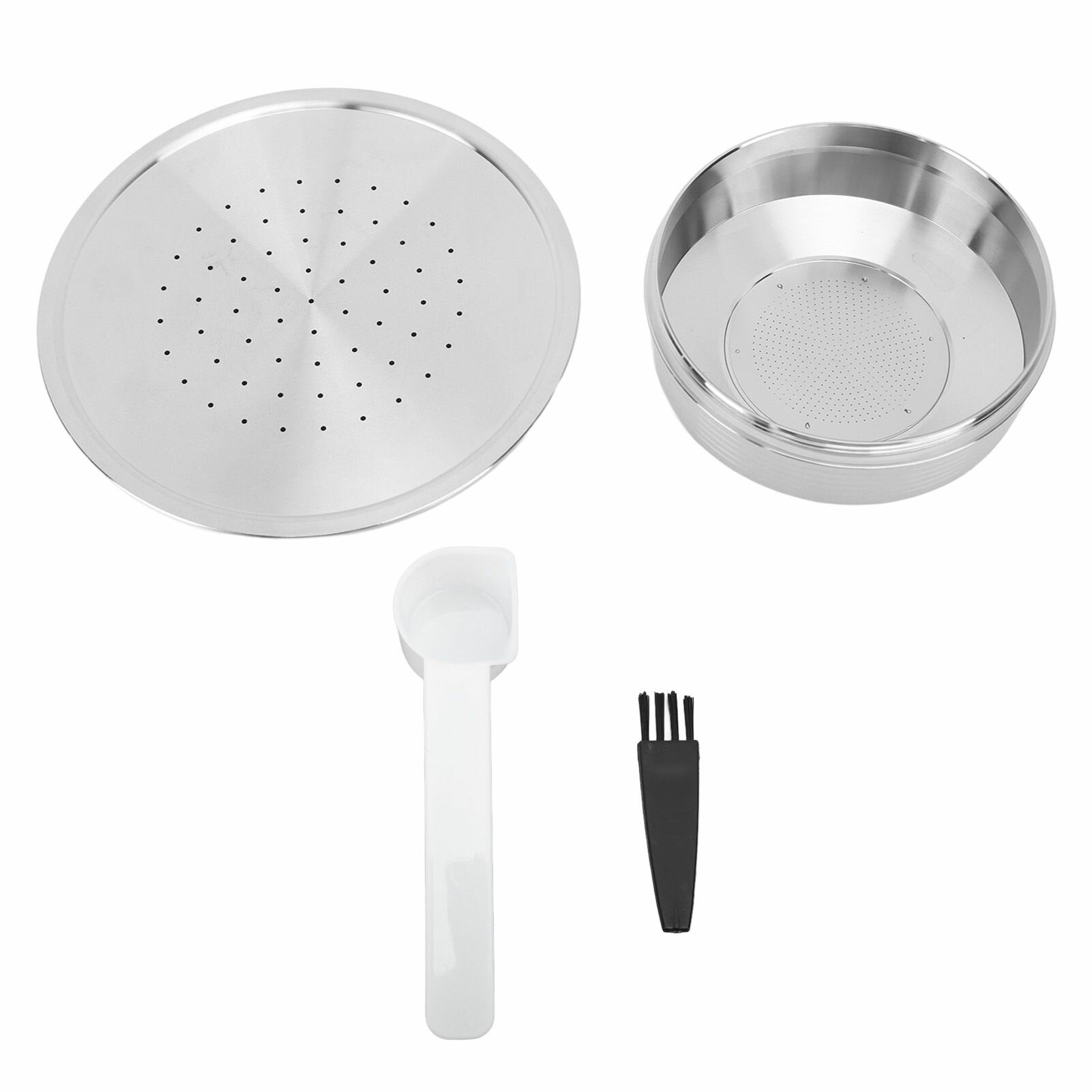 Многоразовые капсулы для кофе из нержавеющей стали, многоразовые капсулы с мелкой сеткой, съемный, легко очищаемый аксессуар для приготовления кофе для Senseo HD7801