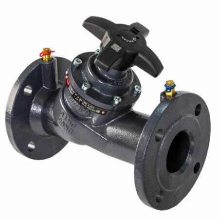 Клапан балансировочный ручной чугун MNF-R2 Ду 65 Ру16 фл Kvs 93.4м3/ч с измерительными ниппелями Ридан 003Z1062R