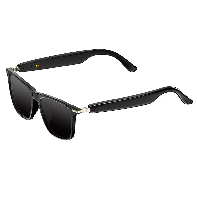 LIGE Smart Glasses Sunglasses Bluetooth Call Outdoor Sport Headphones Blue Light Waterproof Anti-UV Eyeglasses For Men Women New