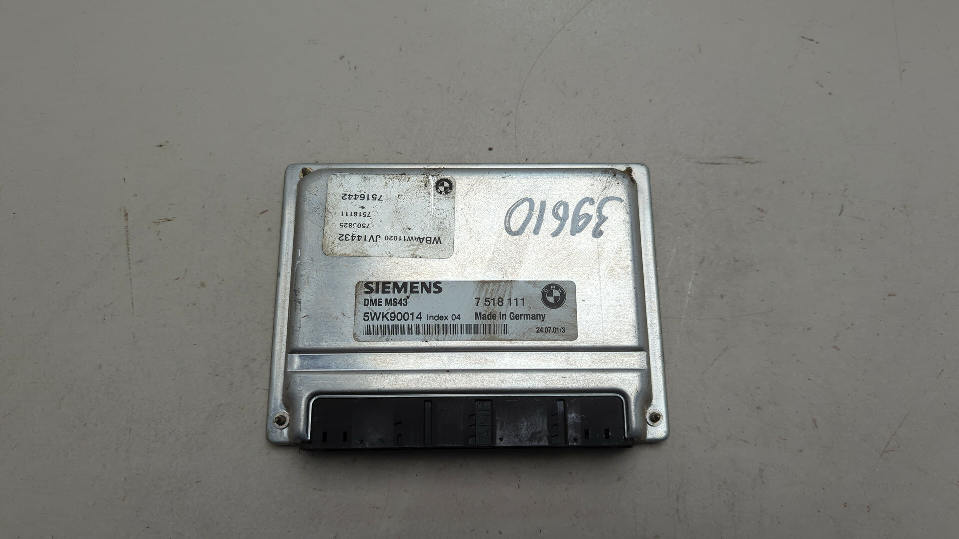 Блок управления двигателем BMW 3 E46 Б/У