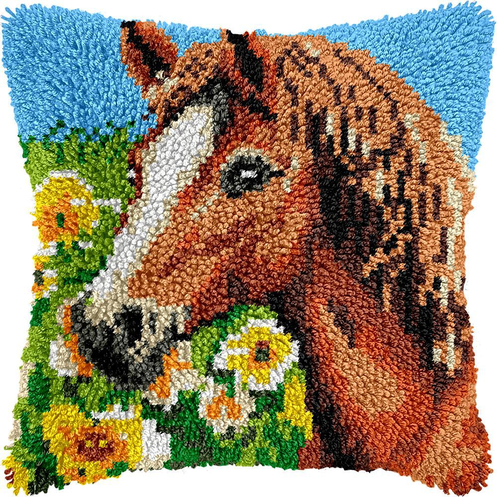 Ковровая вышивка набор для вышивания подушки размером 40х40 см