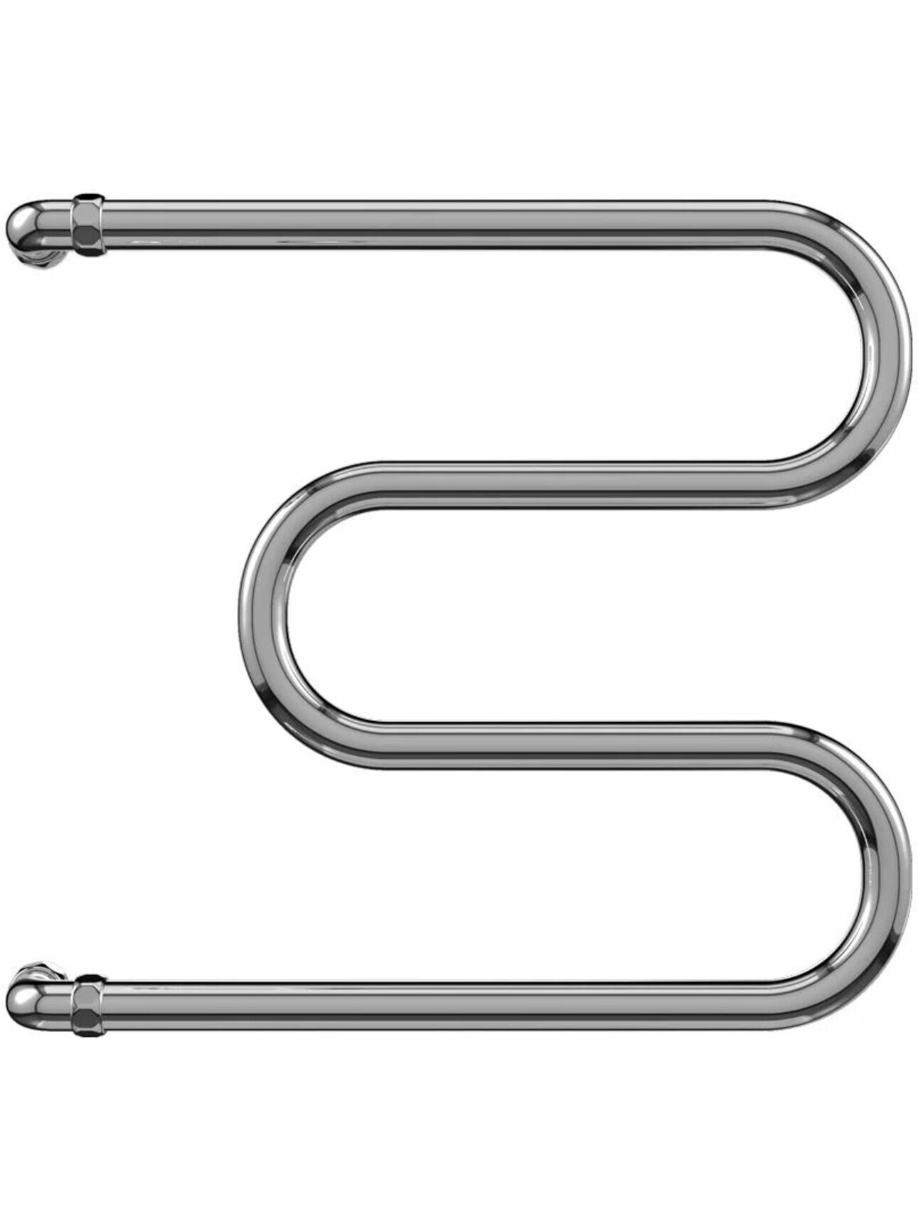 Водяной полотенцесушитель Terminus М-образный 1" 500х500 4620768881145