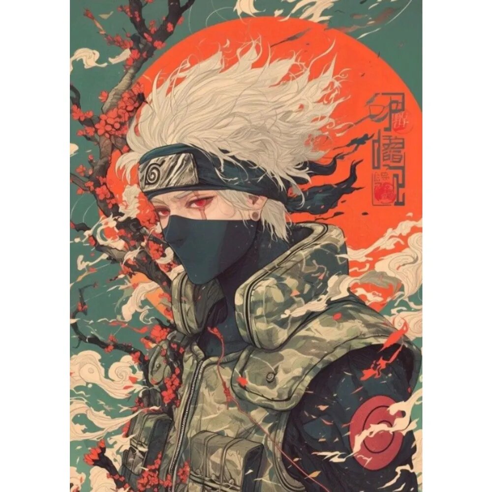 Алмазная Мозаика "Наруто Аниме Шикамару Нара" 40х50 См Алмазная Вышивка / Картина Стразами Подарков / Украшения