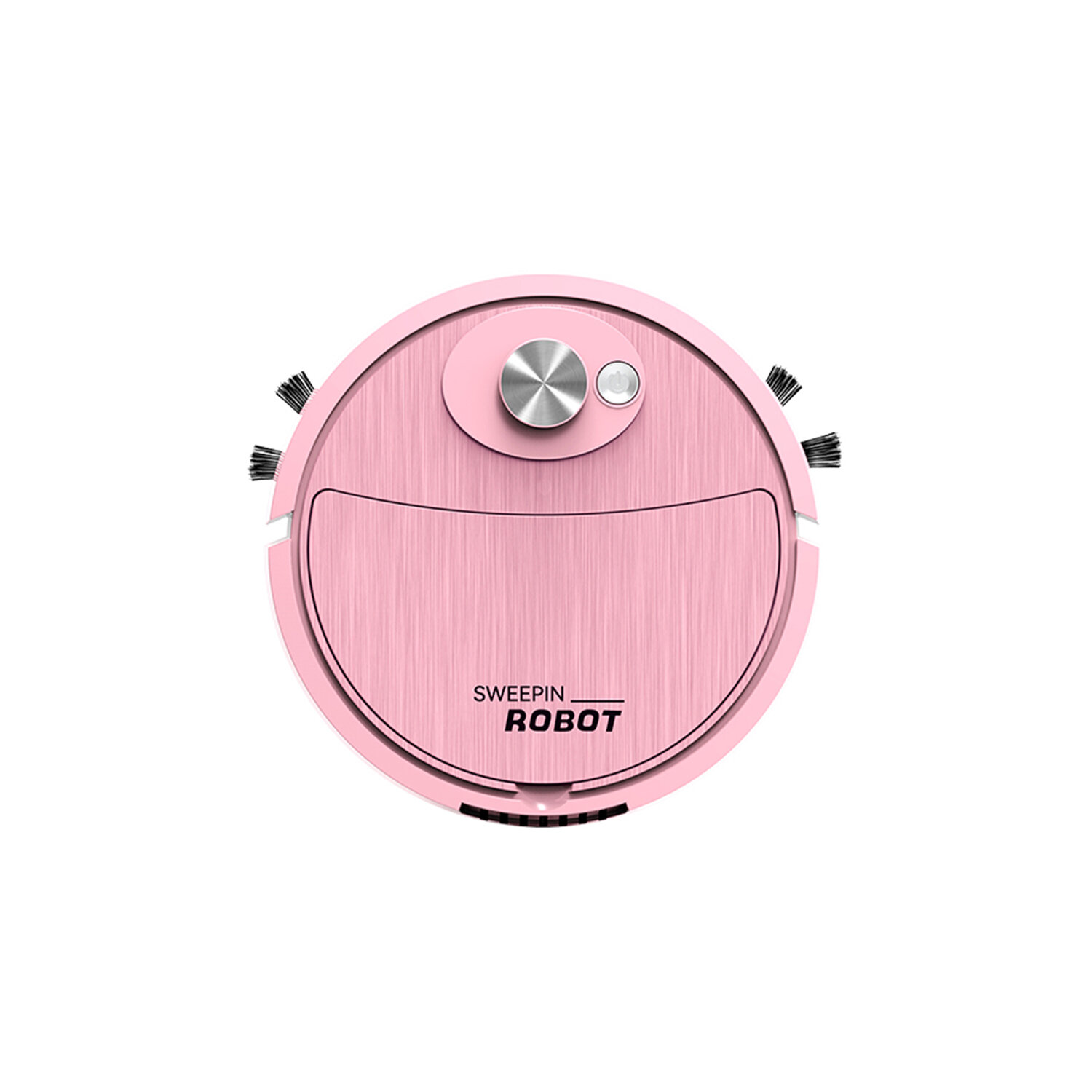 Робот-пылесос 3 в 1 sweeping suction mopping, умная чистящая машина, бытовая техника, USB заряда, цвет серебристый/черный/розовый (доступен выбор), размер 18*18*5.4 см, вес 260 г, емкость батареи 400 мАч, продолжительность работы 0-60 минут, мощность 5.7