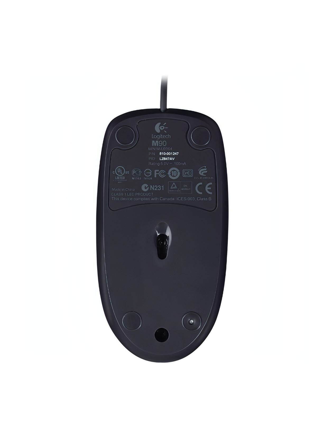 Мышь проводная Logitech M90 — фото 1