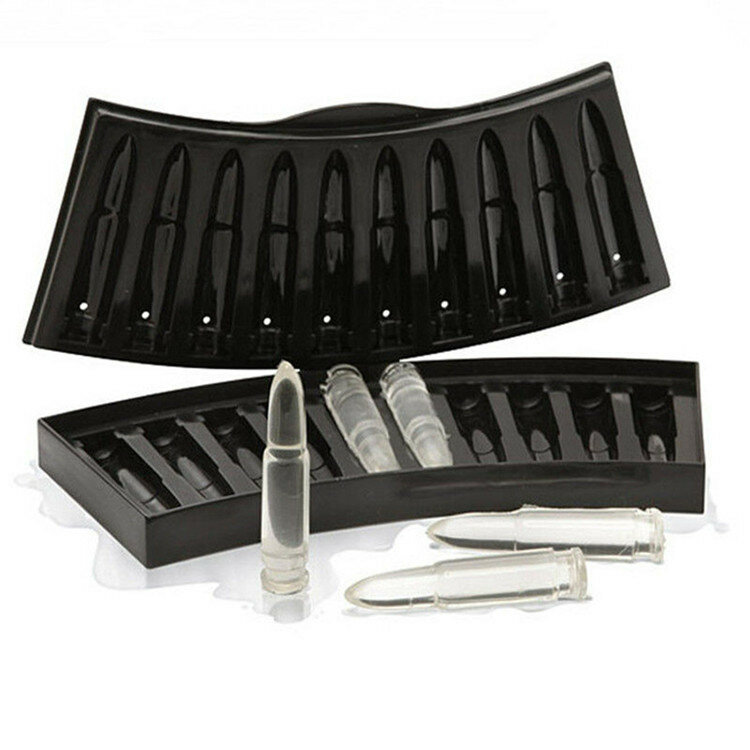 Творческий Пуля Кубик Льда Плесень Льда Кубик Льда Плесень Практические Ликер Бюро Виски Кубик Льда Черный