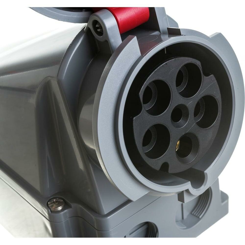 Настенная розетка PCE 63А 380V 3P+N+E IP67 135-6