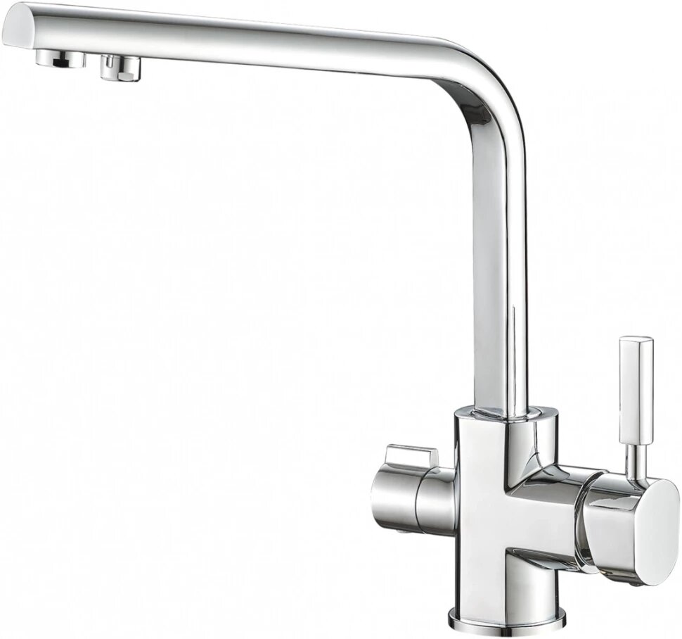 Смеситель для кухни Zorg SH 909 CR с подключением к фильтру, хром