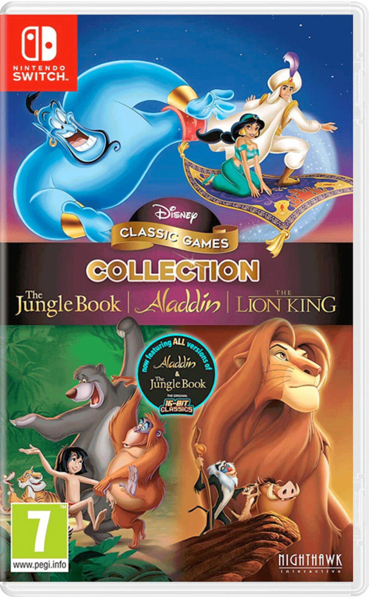Disney Classic Games: The Jungle Book, Aladdin & The Lion King (Nintendo Switch)