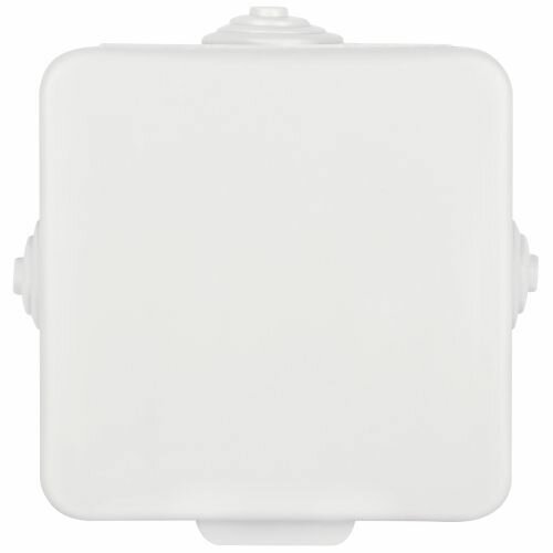 Коробка распаячная ОП КОР 65х65х50мм с гермовводами 4 входа IP54 Эра Б0037445