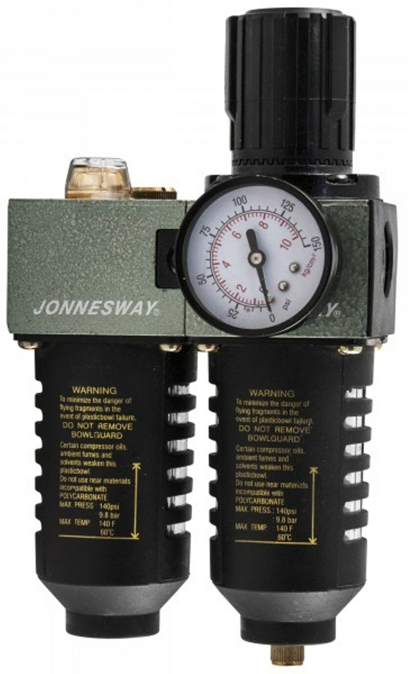 Jonnesway JAZ-6704 Модульная группа для пневмолинии фильтр, смаз, рег. дав. 3/8" 5-50 микрон 47500