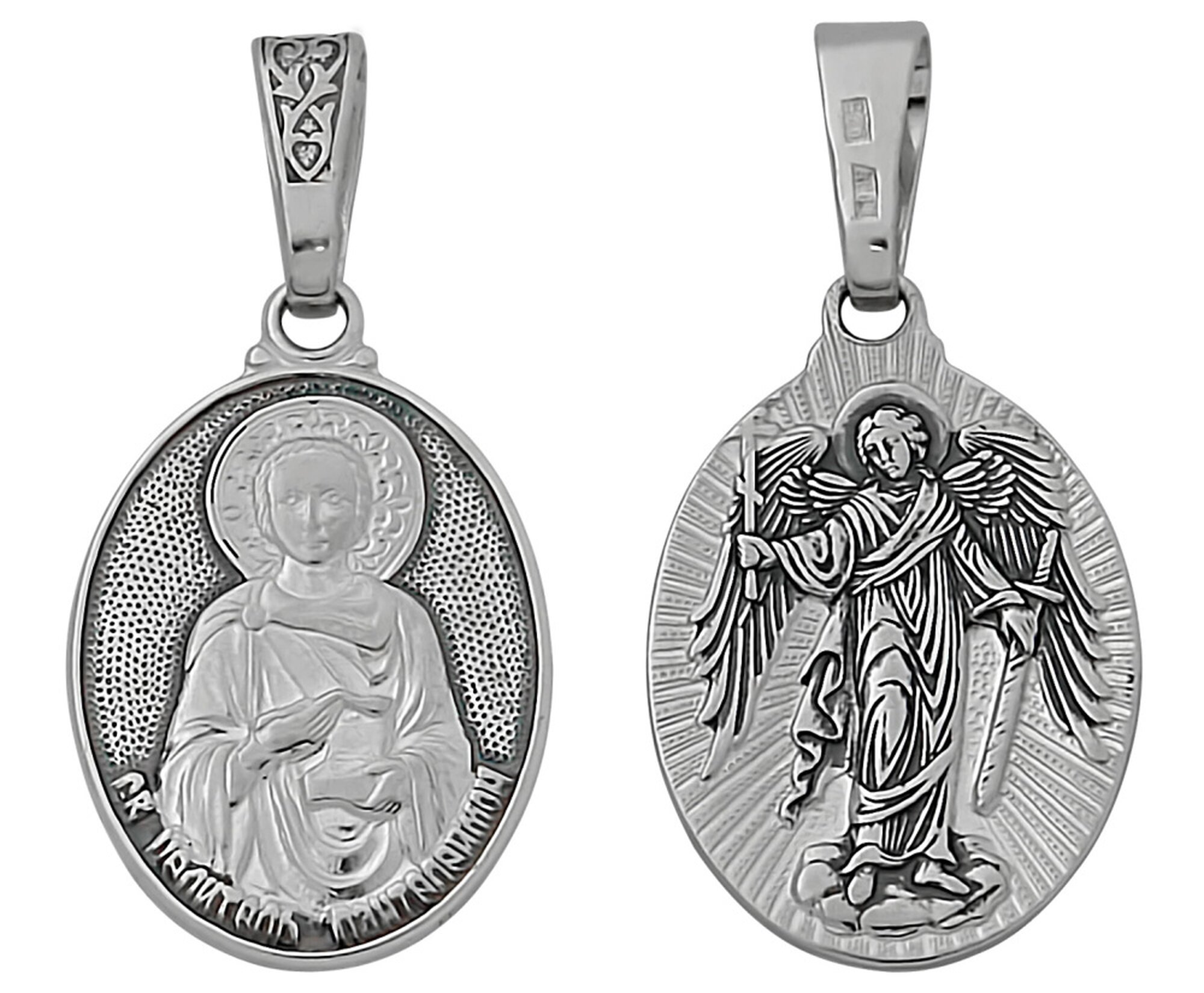 Иконка, серебро, 925 проба, родирование