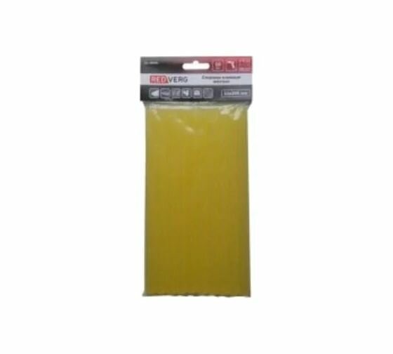 Клей Redverg для клеевого пистолета 11х300мм желтый прозрачный (10шт) пакет с подвесом