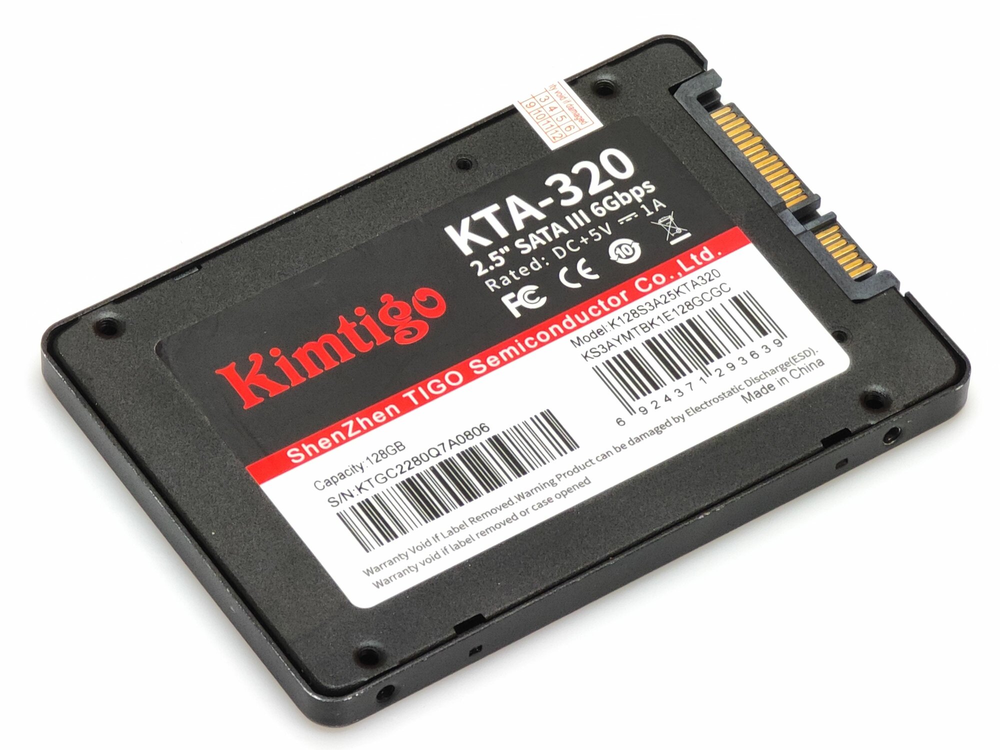 Диск SSD 128 GB Kimtigo (OEM)