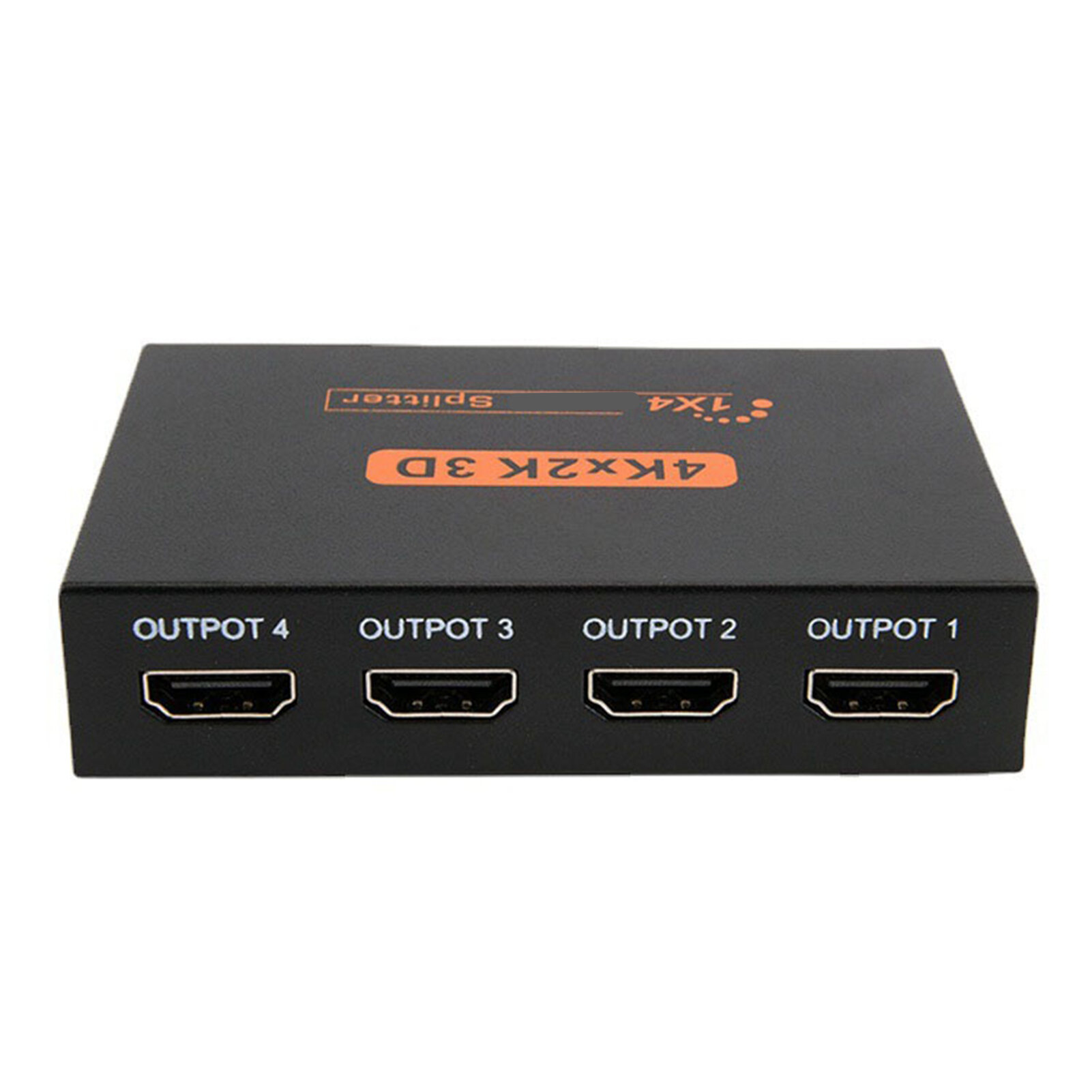 Видеосплиттер 1 в 4 выхода FHD 1080P HDCP с поддержкой Plug and Play Металлический корпус HD-сплиттер для настольного компьютера