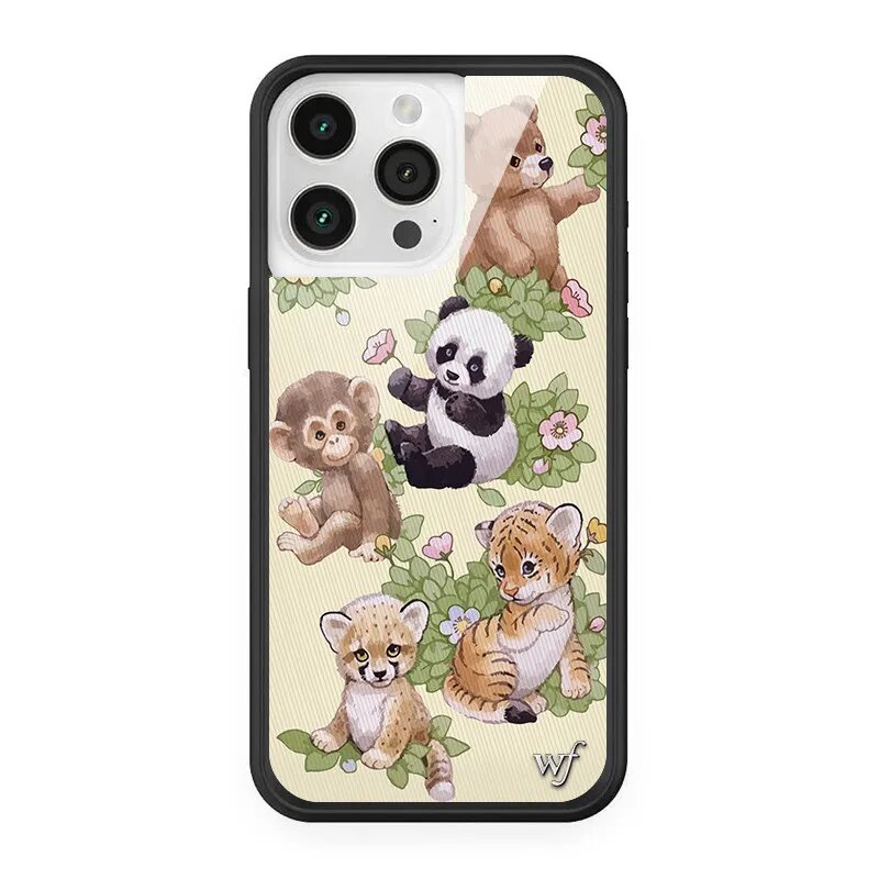 Чехол Wildflower для iPhone 15 Pro Max с милыми животными