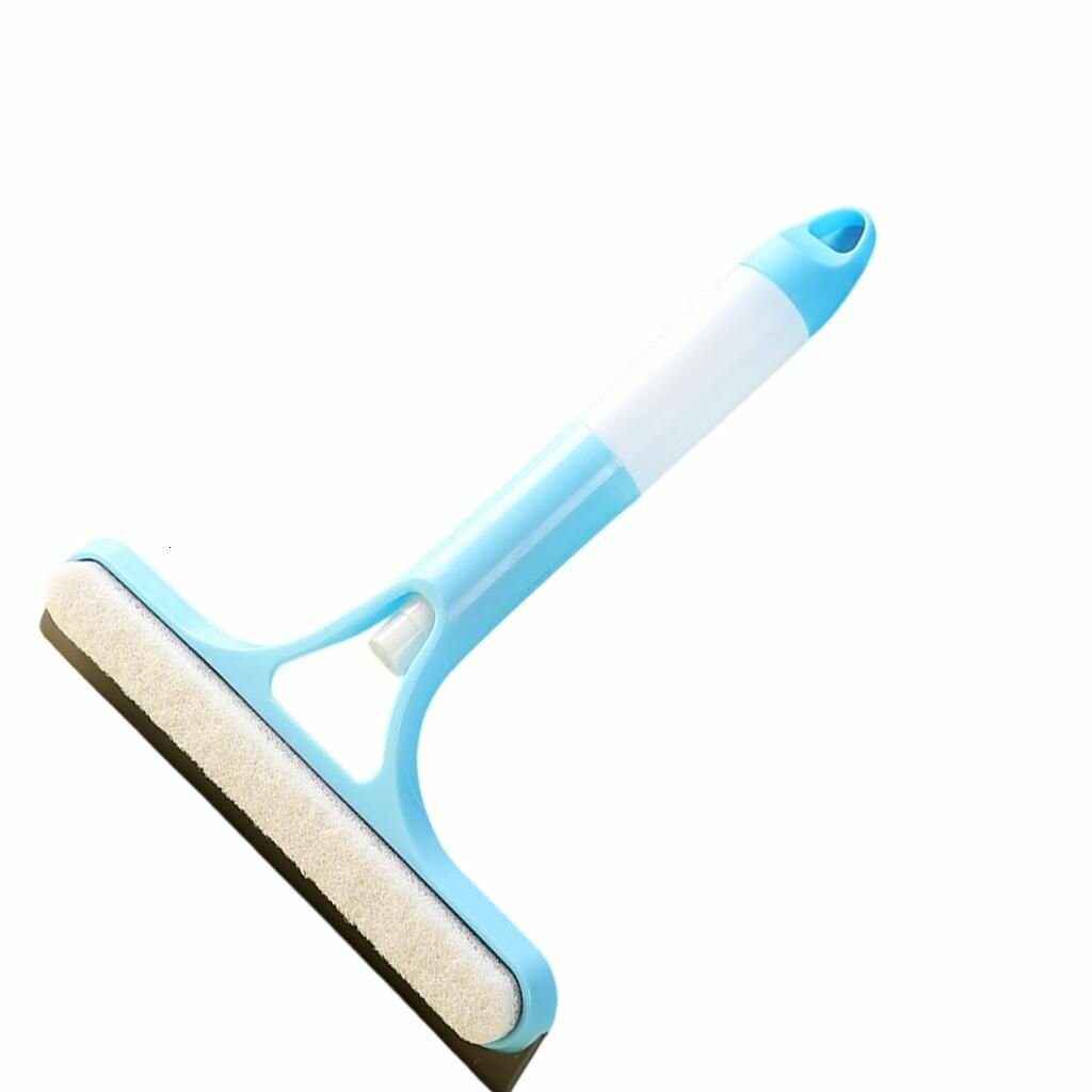 Губка для мытья окон с лезвием из силикона, Синий