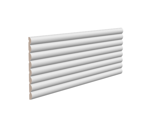 Стеновая панель 2000х14х200 мм DD-0099UW01i 3D под покраску реечная из дюрополимера