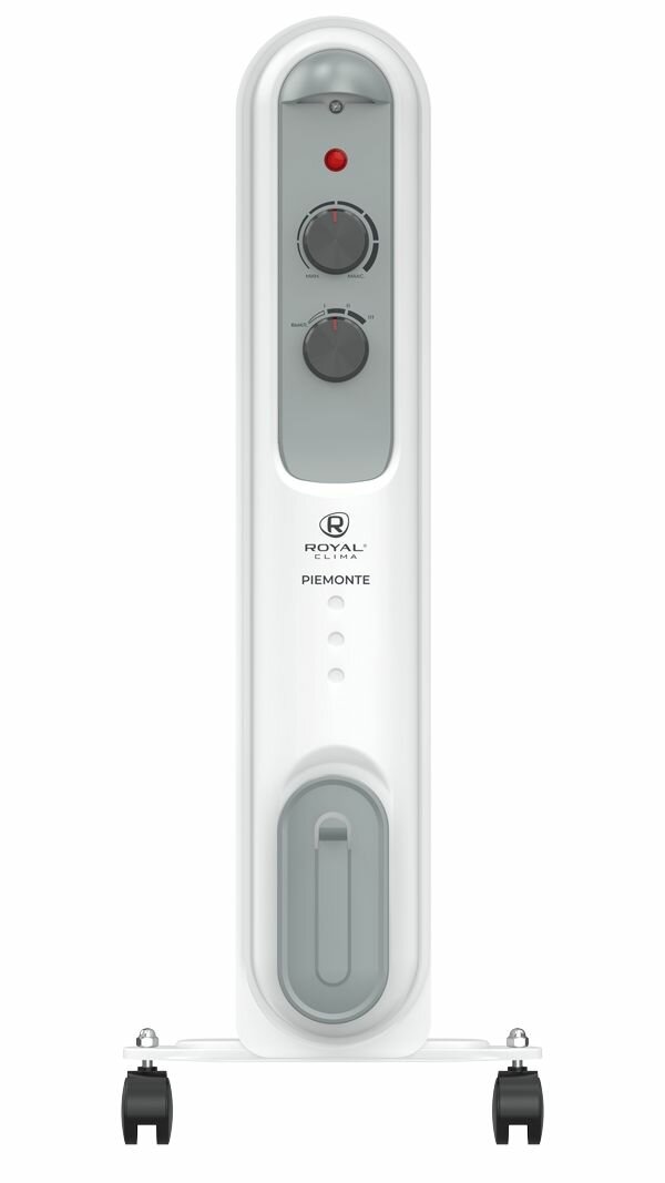 Масляный радиатор ROYAL CLIMA серии PIEMONTE 7 секций, 1,5 кВт, 20 м. кв.