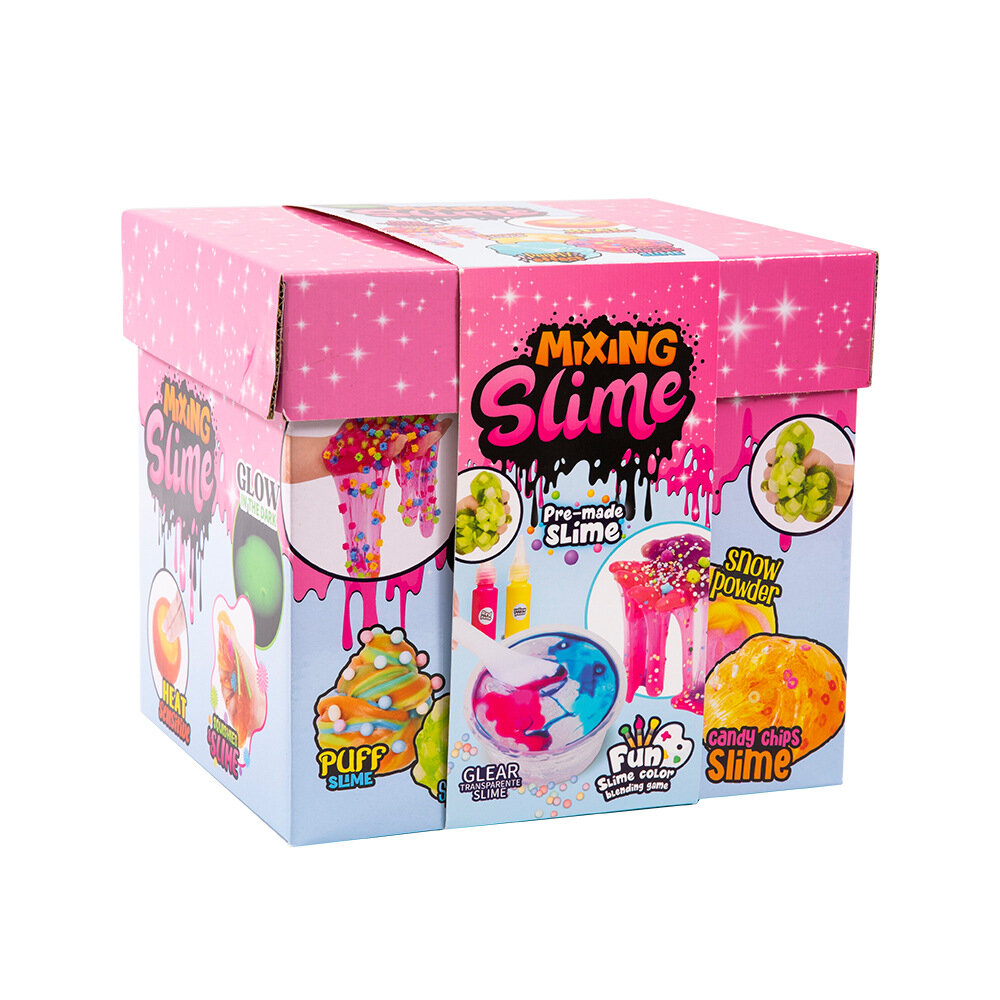 Набор для создания кристального слайма, антистрессовая игрушка в подарочной коробке, безопасная для детей жидкая игрушка-слайм, имитирующая воду.