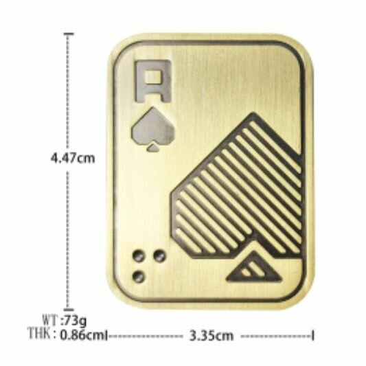Металлические игральные карты AK, карты для нажатия, EDC-монеты, карты для нажатия, ручной гаджет для снятия стресса и тревоги для взрослых.