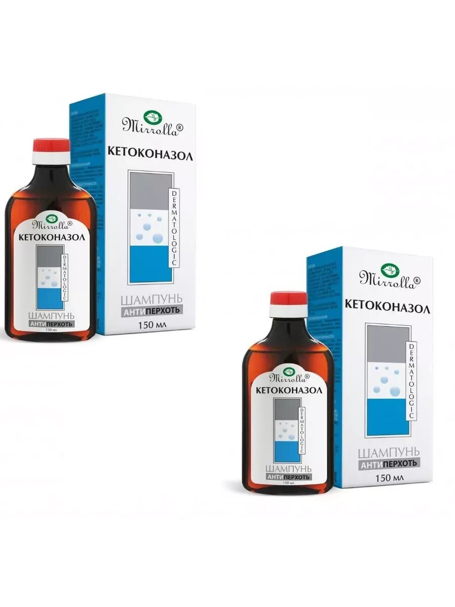 Шампунь против перхоти с кетоконазолом 150 мл 2 шт