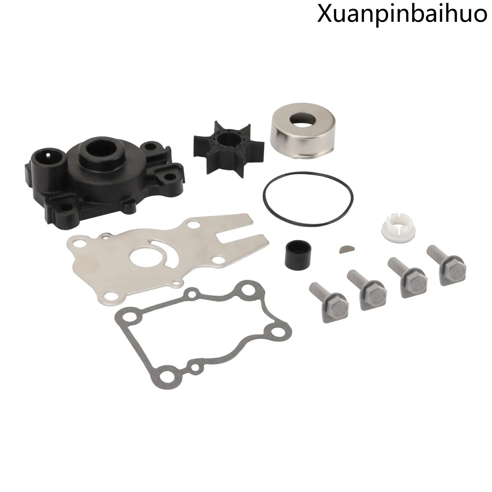 Ремкомплект водяной помпы для Yamaha 40-60 HP 2/4т 63D-W0078, крыльчатка, прокладки, уплотнения