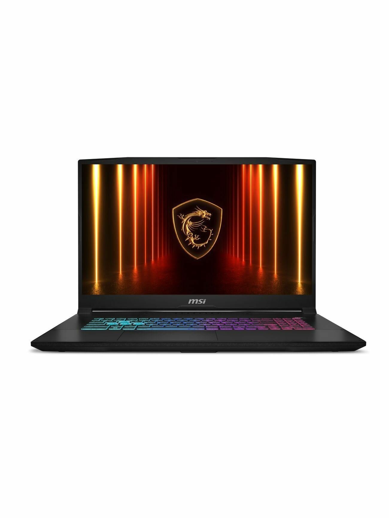 Ноутбук MSI Katana 17 B2RVEK-1617XRU Core 7-240H 17.3" FHD DDR5 16GB 1TB SSD RTX4050 6GB черный Без ОС 9S7-17L591-1617