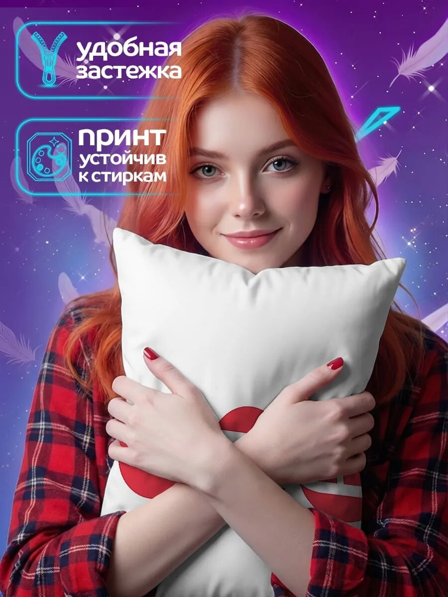 Подушка дакимакура Логотип BTS — фото 1