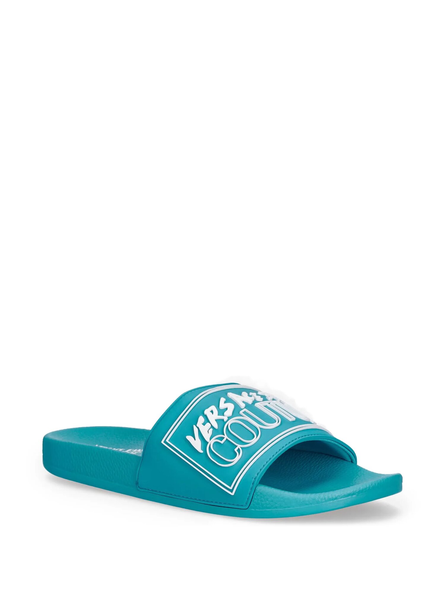 Шлёпанцы Versace Jeans Couture Logo-patch slides, размер 41 — фото 1