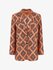 Пиджак Alberto Biani Patterned blazer, размер 40, зеленый/оранжевый