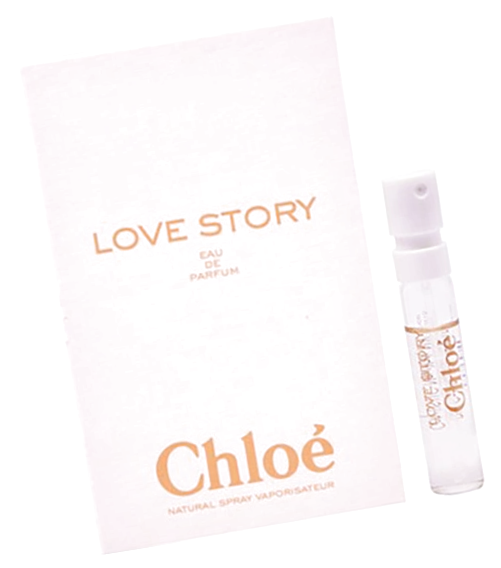 Chloe Love Story миниатюра духов для женщин 1.2 мл - Хлое Лав Стори парфюмерный сэмпл флакона