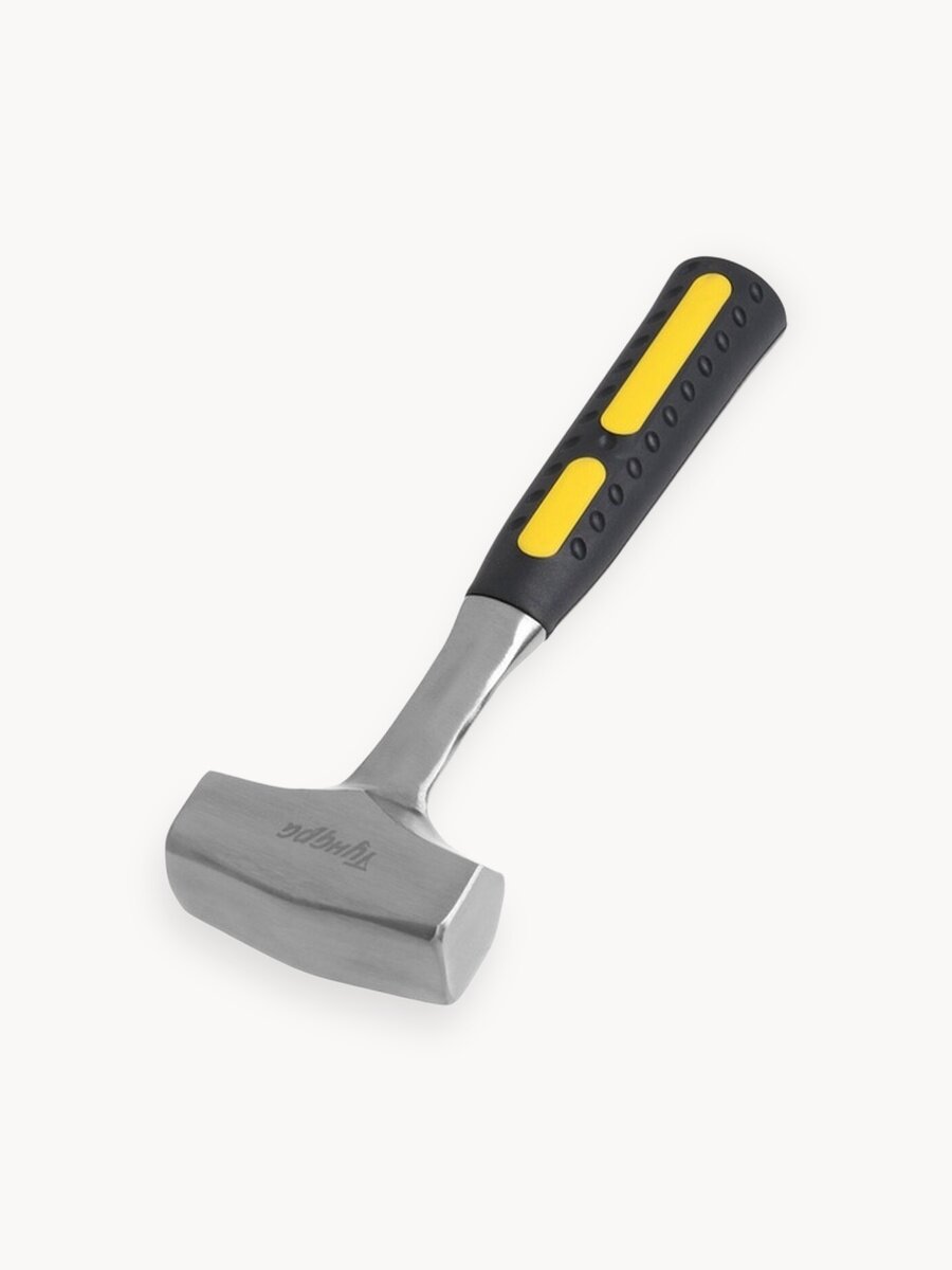 Кувалда тундра, цельнокованая, квадратный боек, двухкомпонентная рукоятка, 1 кг 10777813