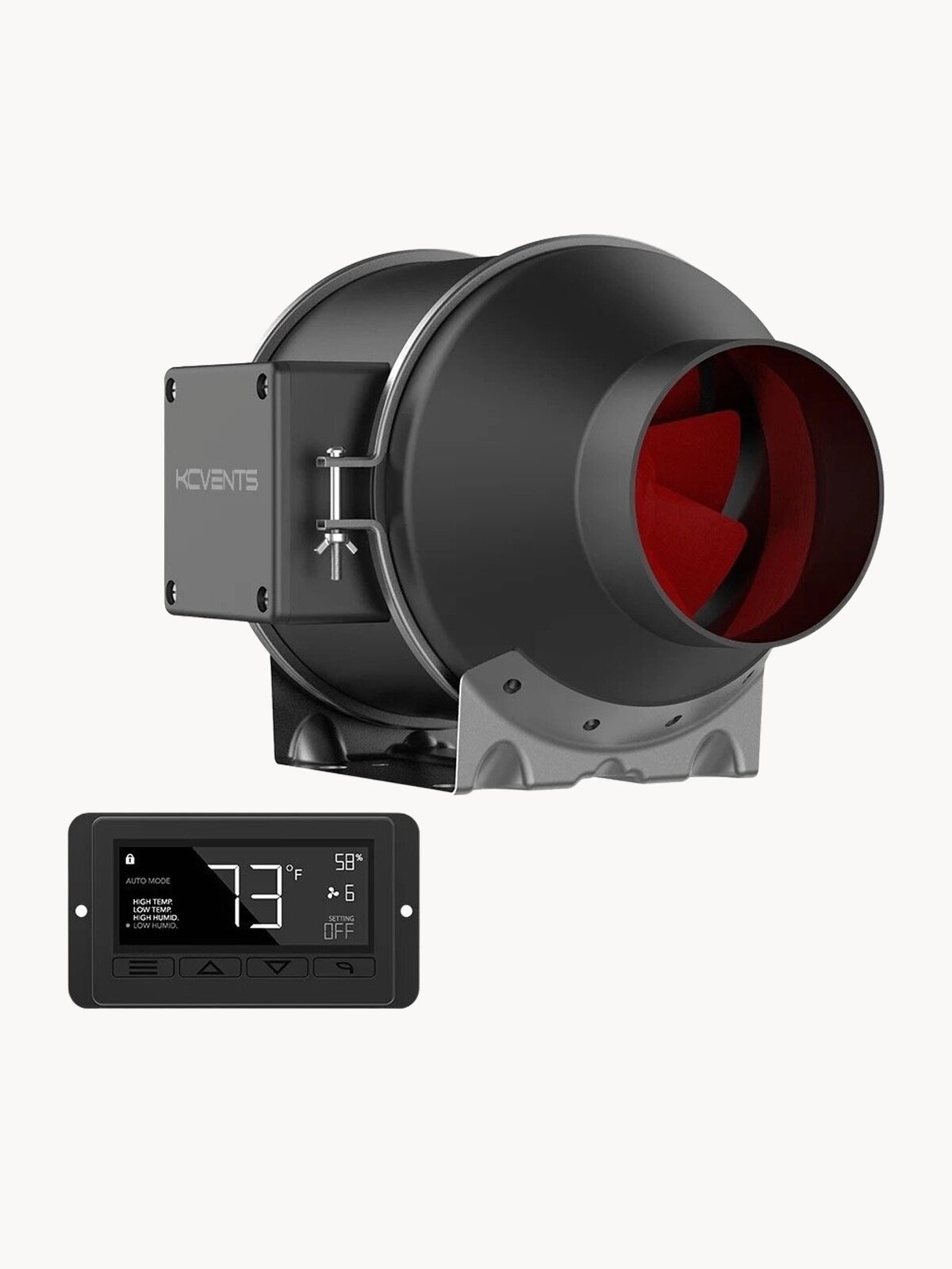 Умный канальный вентилятор WiFI 100мм 360к тихий / silent soler palau