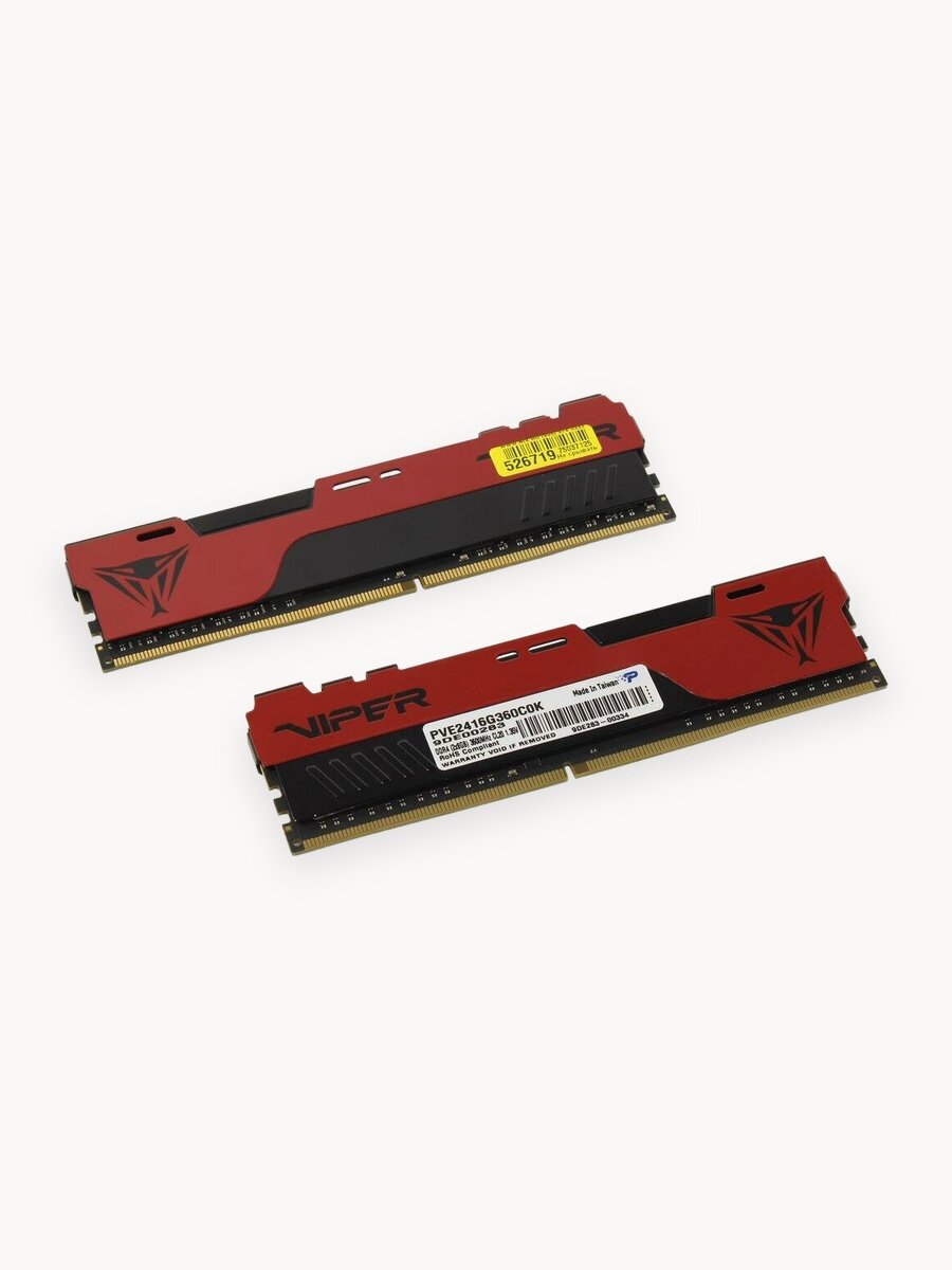 Оперативная память Patriot Viper Elite II PVE2416G360C0K DDR4 - 2x 8ГБ 3600МГц, DIMM, Ret