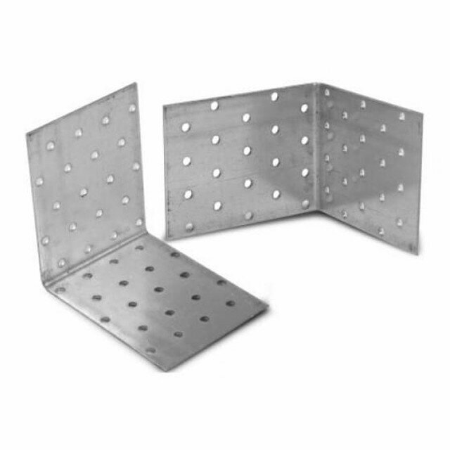 Уголок соединительный 80х80х60 мм - металлический крепеж для каркасных конструкций
