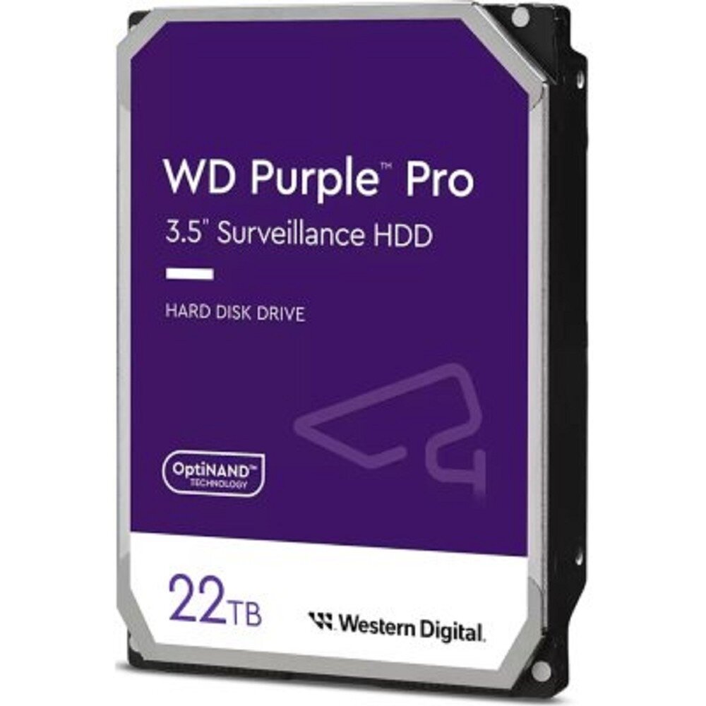 Жесткий диск 22TB WD Purple Pro (WD221PURP) Serial ATA III, 7200- rpm, 512Mb, 3.5"