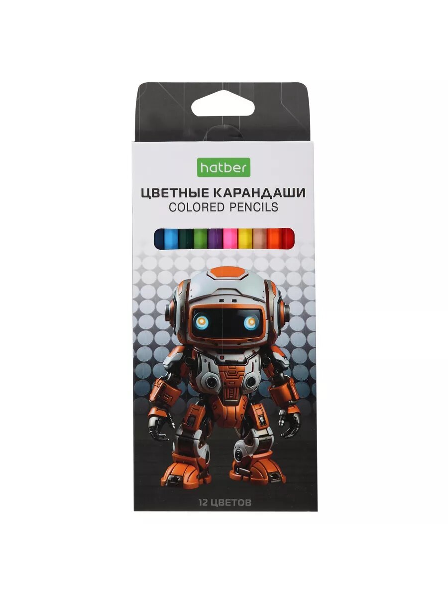 Карандаши цветные 12 цветов