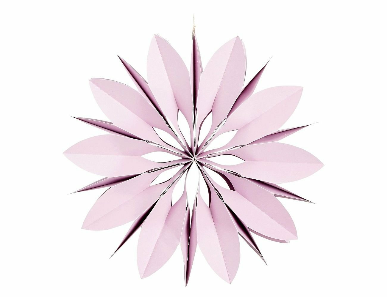Бумажная звезда, сиреневая, 30 см, Edelman