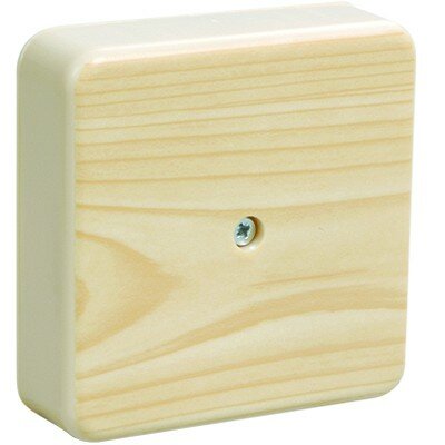 Распаячная коробка 100Х100 с винтом канадский клен/50шт, цена за 1