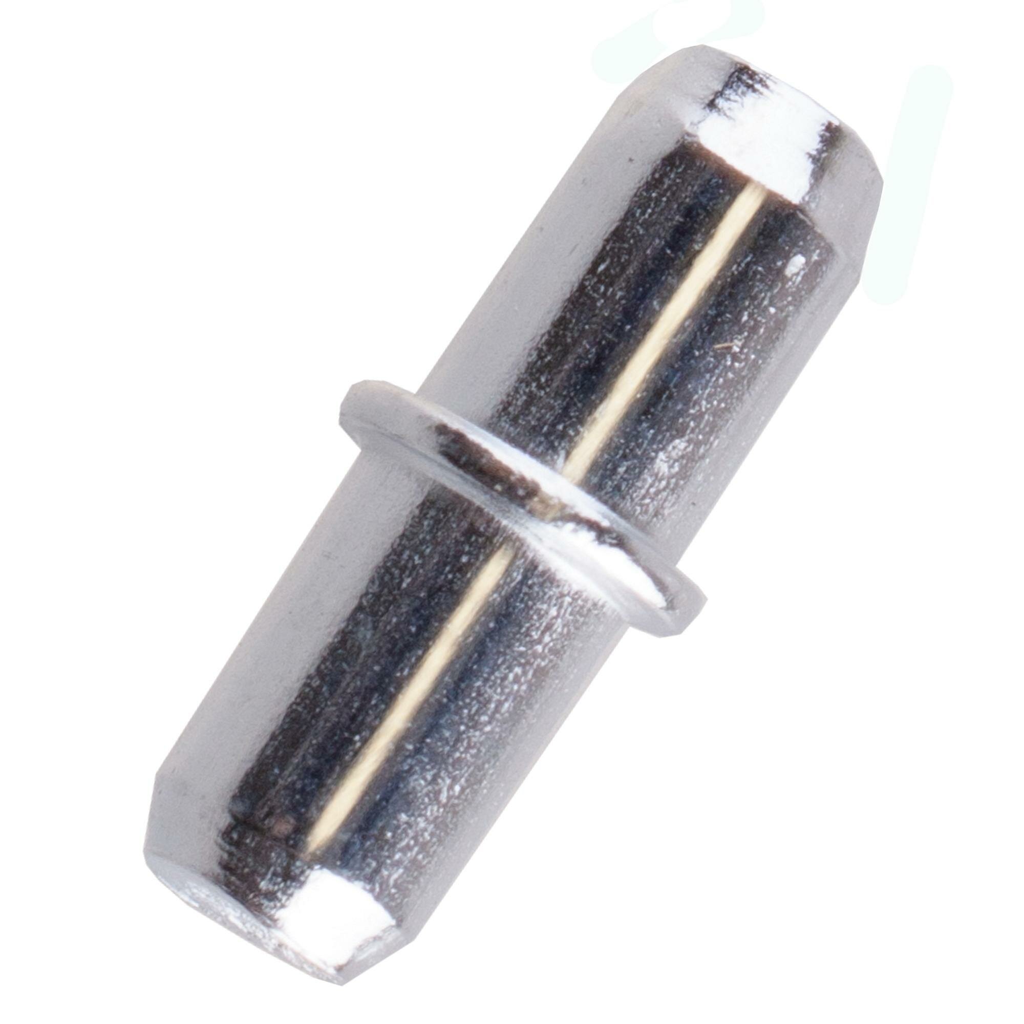 Полкодержатель 5x16 мм никель цвет серебро 20 шт.