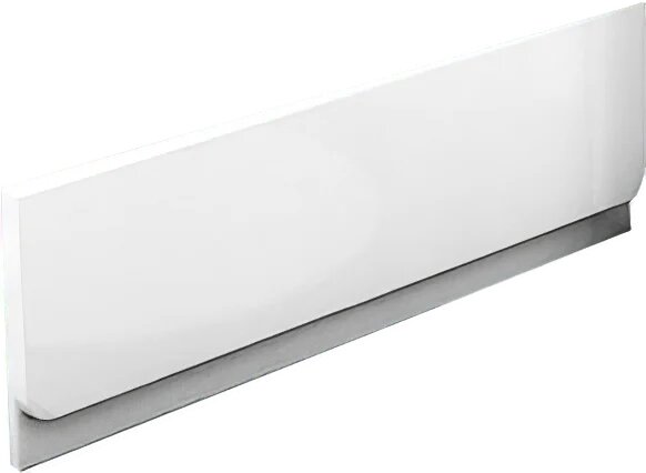 Экран Ravak Chrome акриловый, белый, экран под ванну, прямоугольный
