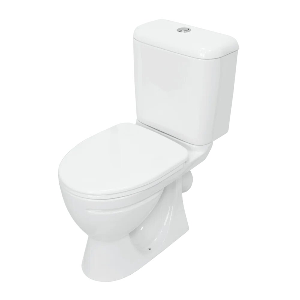 Унитаз-компакт напольный Sanita Стандарт стандарт с косым выпуском