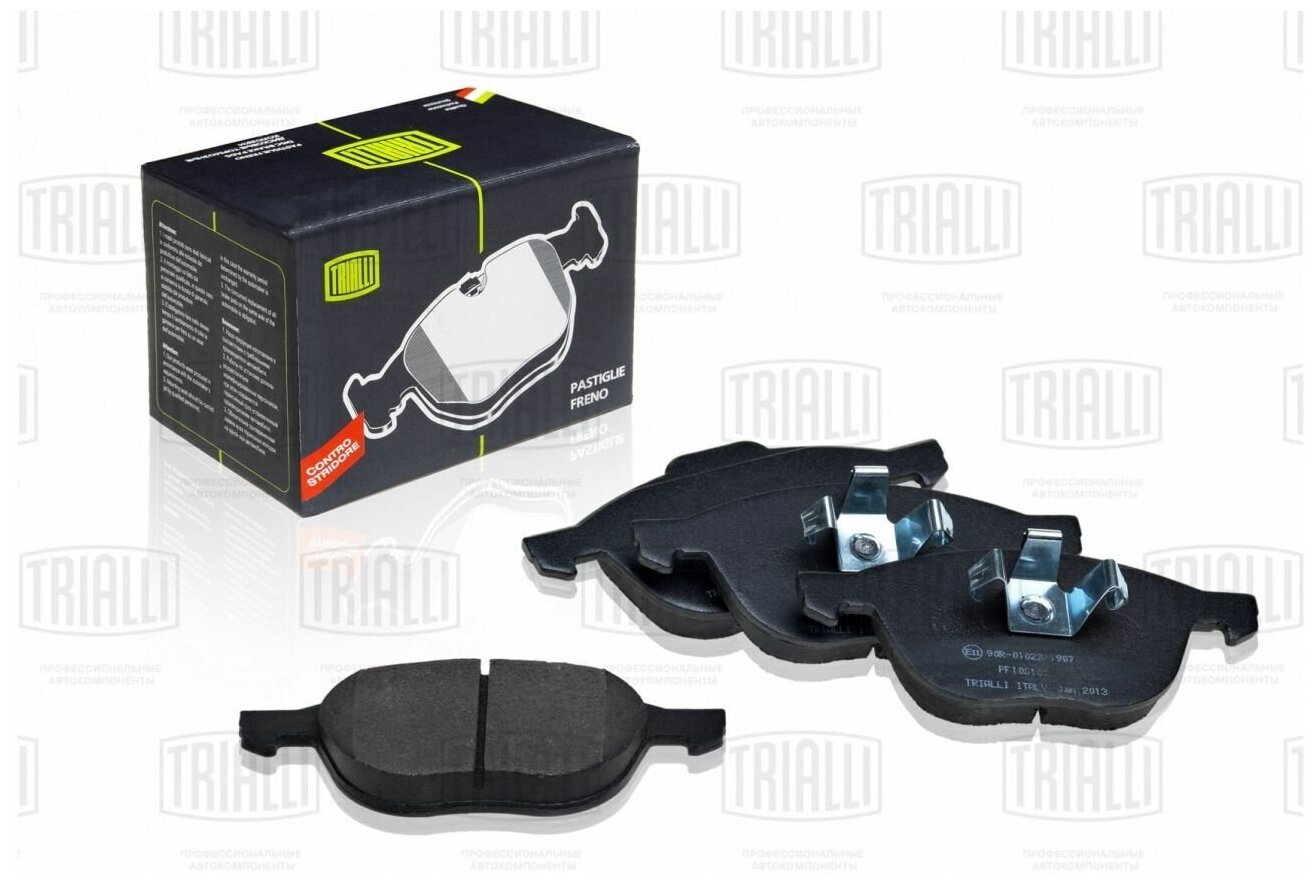 Колодки тормозные дисковые передние Trialli PF 106101 для а/м Ford Focus, Kuga, Mazda 3 BK