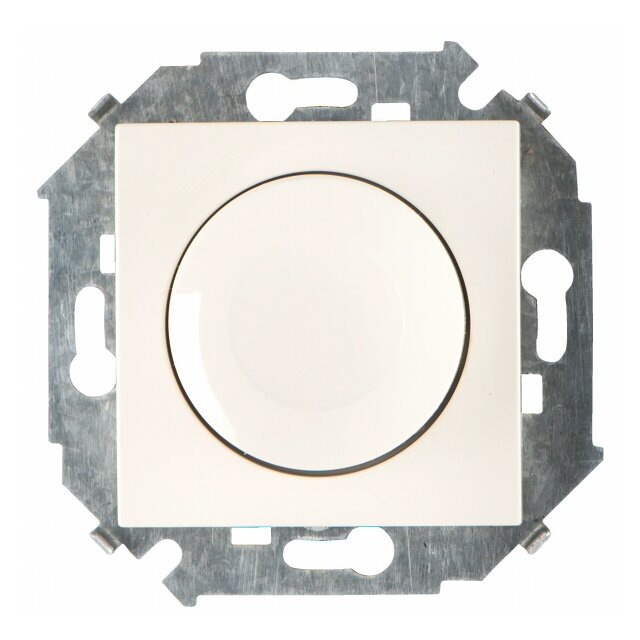 Диммер поворотный SIMON серия 15 500Вт слоновая кость