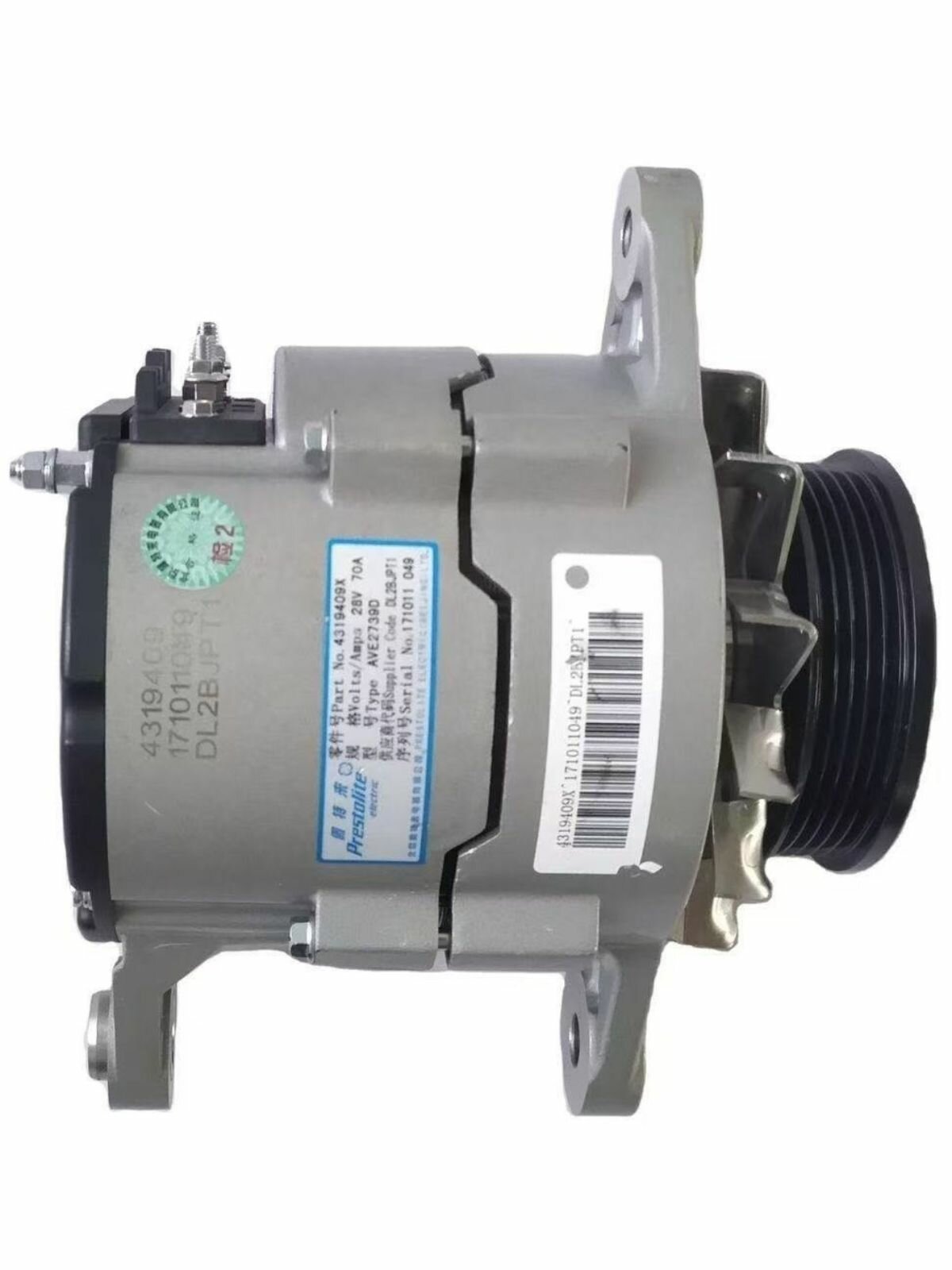 Генератор 28V 70A 5PK дв. ISM11 SHACMAN X3000 (5 ручейков) от партнёра SHAANXI Арт. 4319409