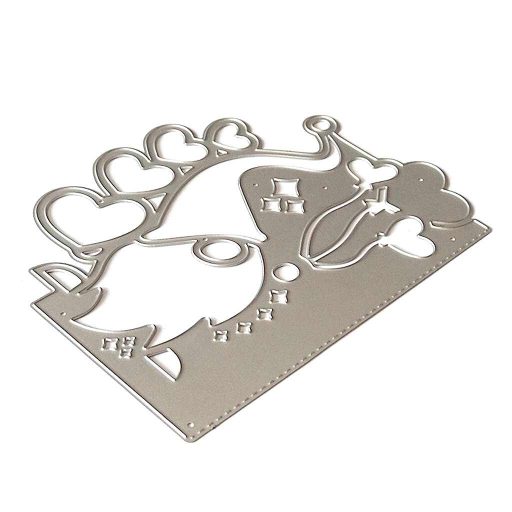 Металлические шаблоны «Сердце» и «Гном» для скрапбукинга