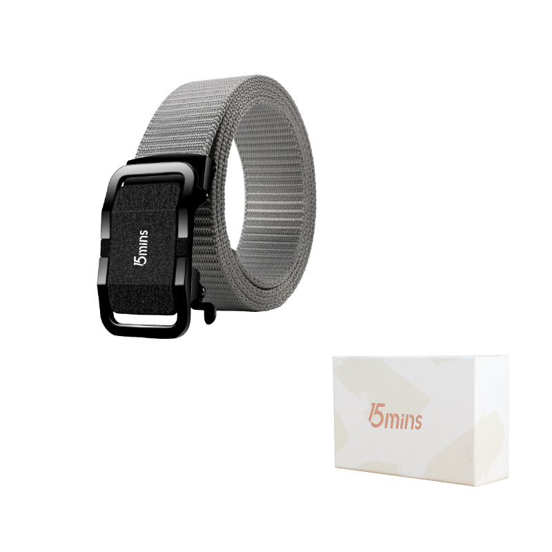 15 MINS Zinc Alloy, Fabric Belt Men's Multiple Colors Width 3.5CM 105CM