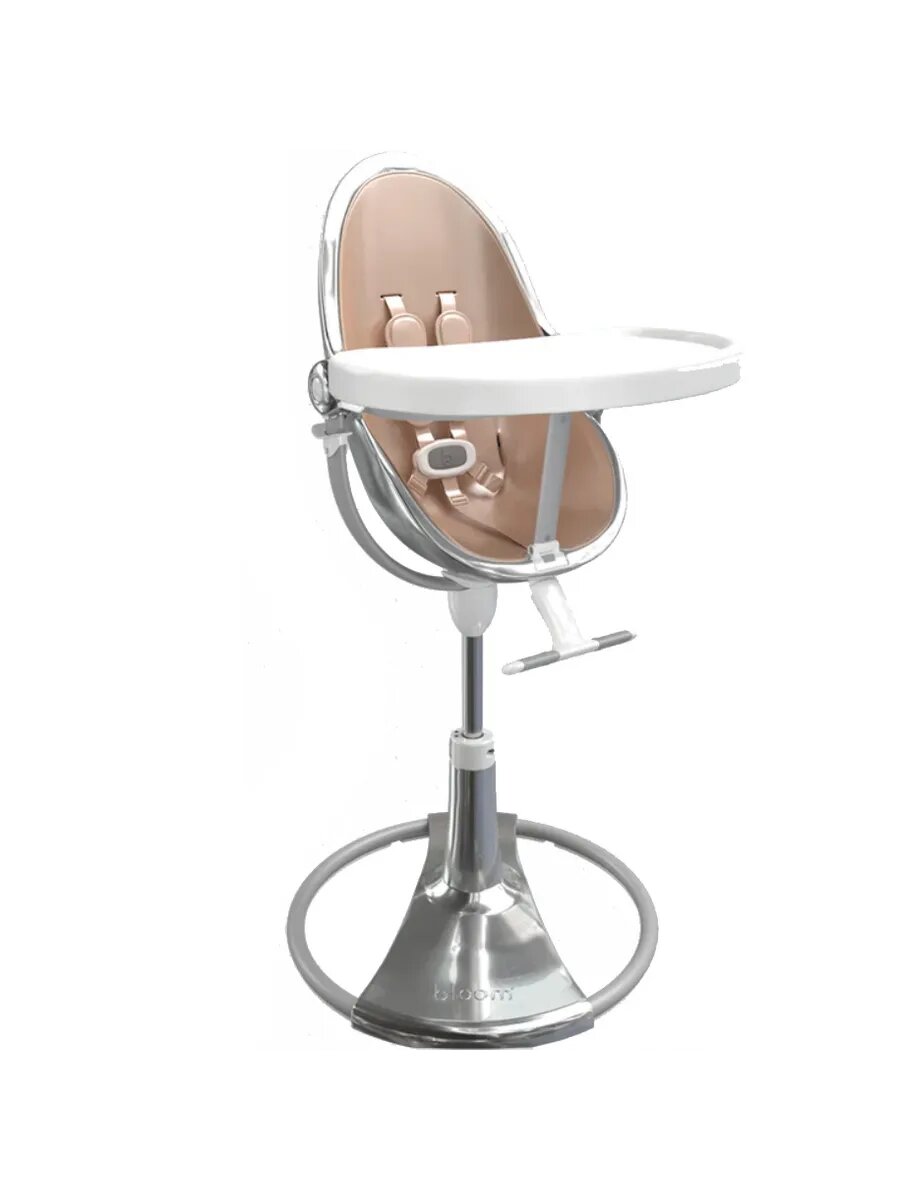 Стульчик для кормления Bloom Fresco Chrome Silver/Rose gold