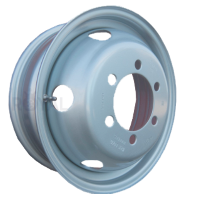 Штампованный колесный диск SRW Газель 5,5x16/6x170 ET106 D130 Silver (3165588) (8 мм) 1 500 кг Китай, усил.